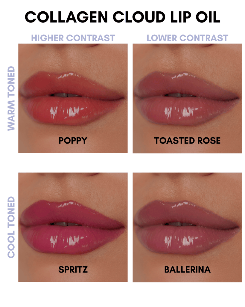 Affordable Collagen-Boosting Vegan Lip Oil - Poppy - warm punchy coral ...